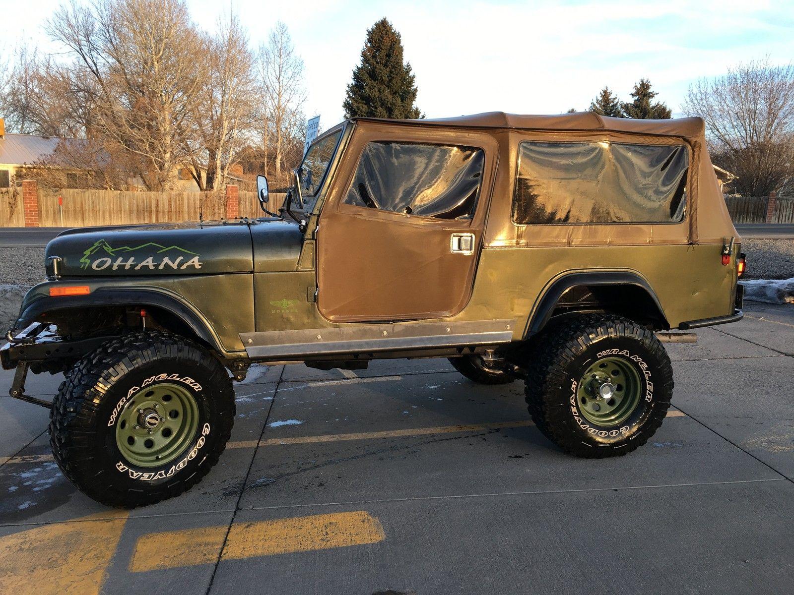 1982 Jeep CJ-8 Scrambler Hard and soft top na prodej