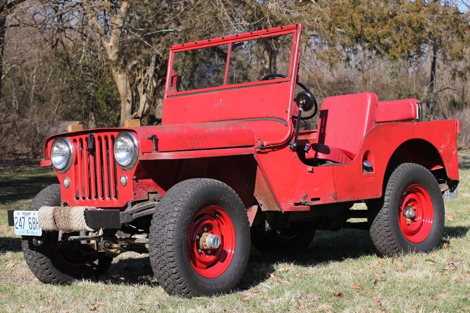 1948 Willys Overland CJ2A Civilian Jeep na prodej