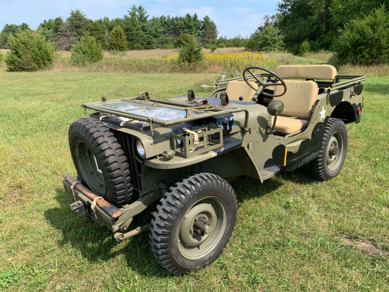 WW2 Jeep Willys MB British Airborne na prodej
