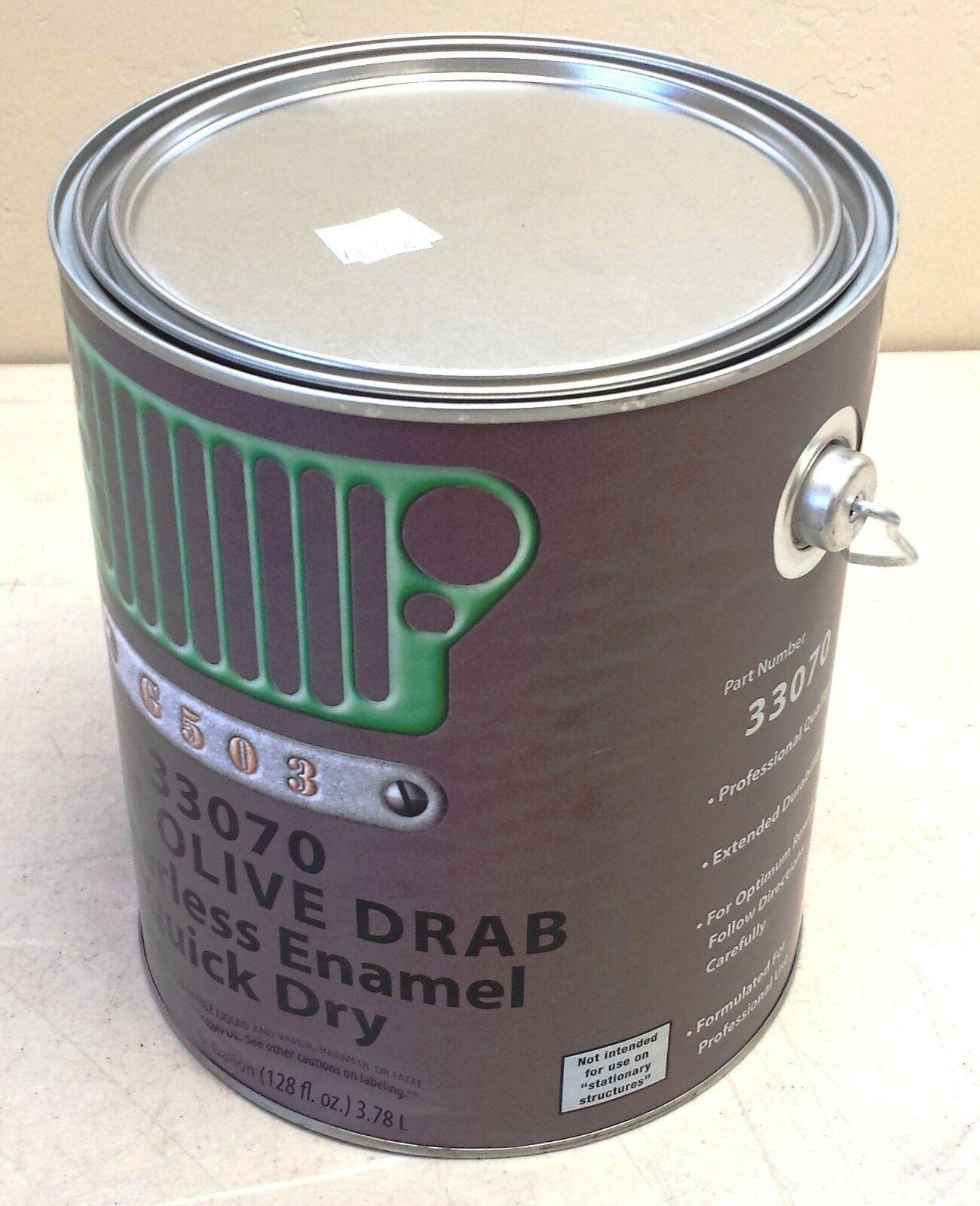 Military Vehicles & Equipment WW2 Flat Olive Drab 33070 Paint 1Gal US ...