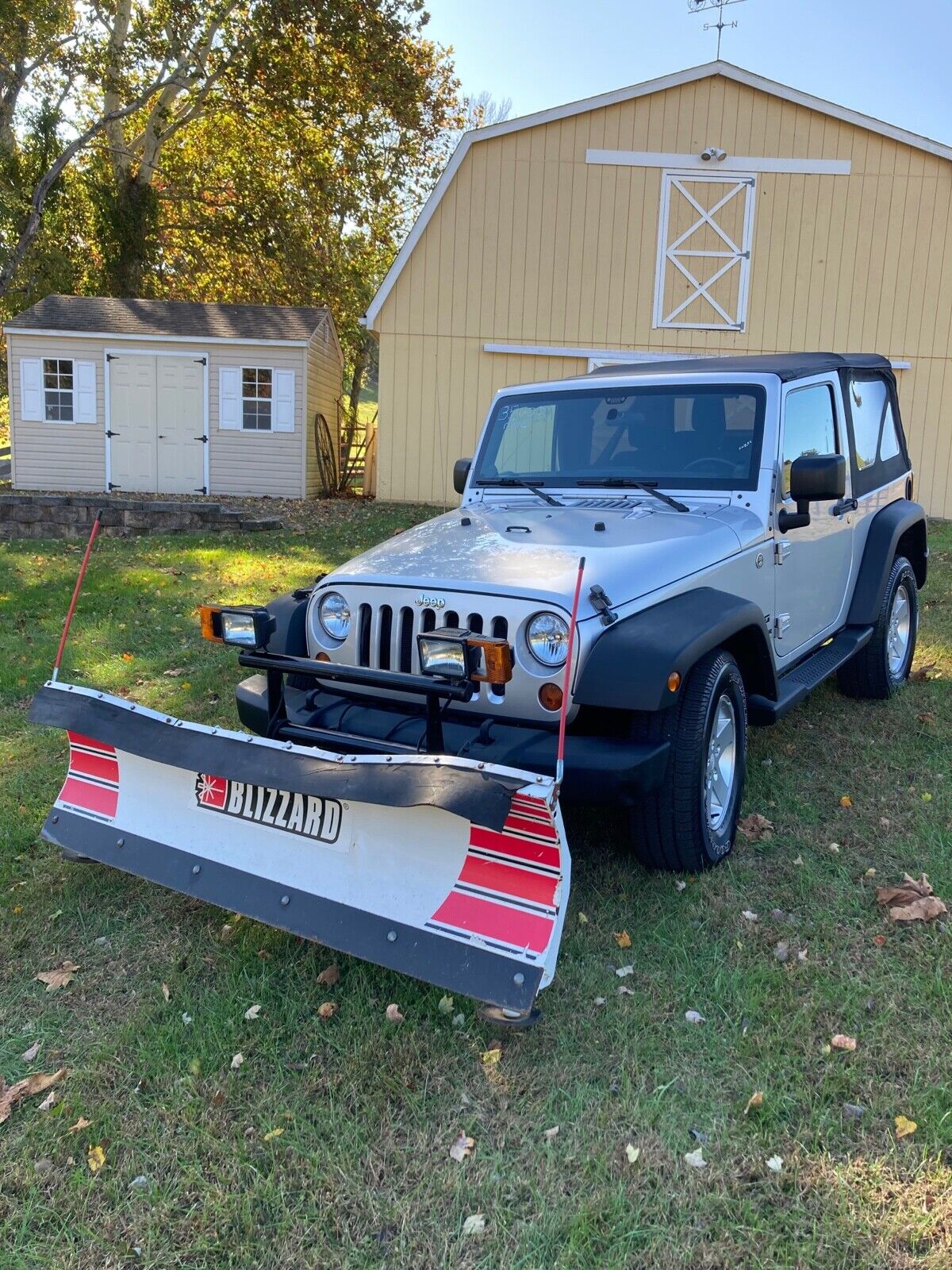 2011 Jeep Wrangler SPORT snow plow na prodej